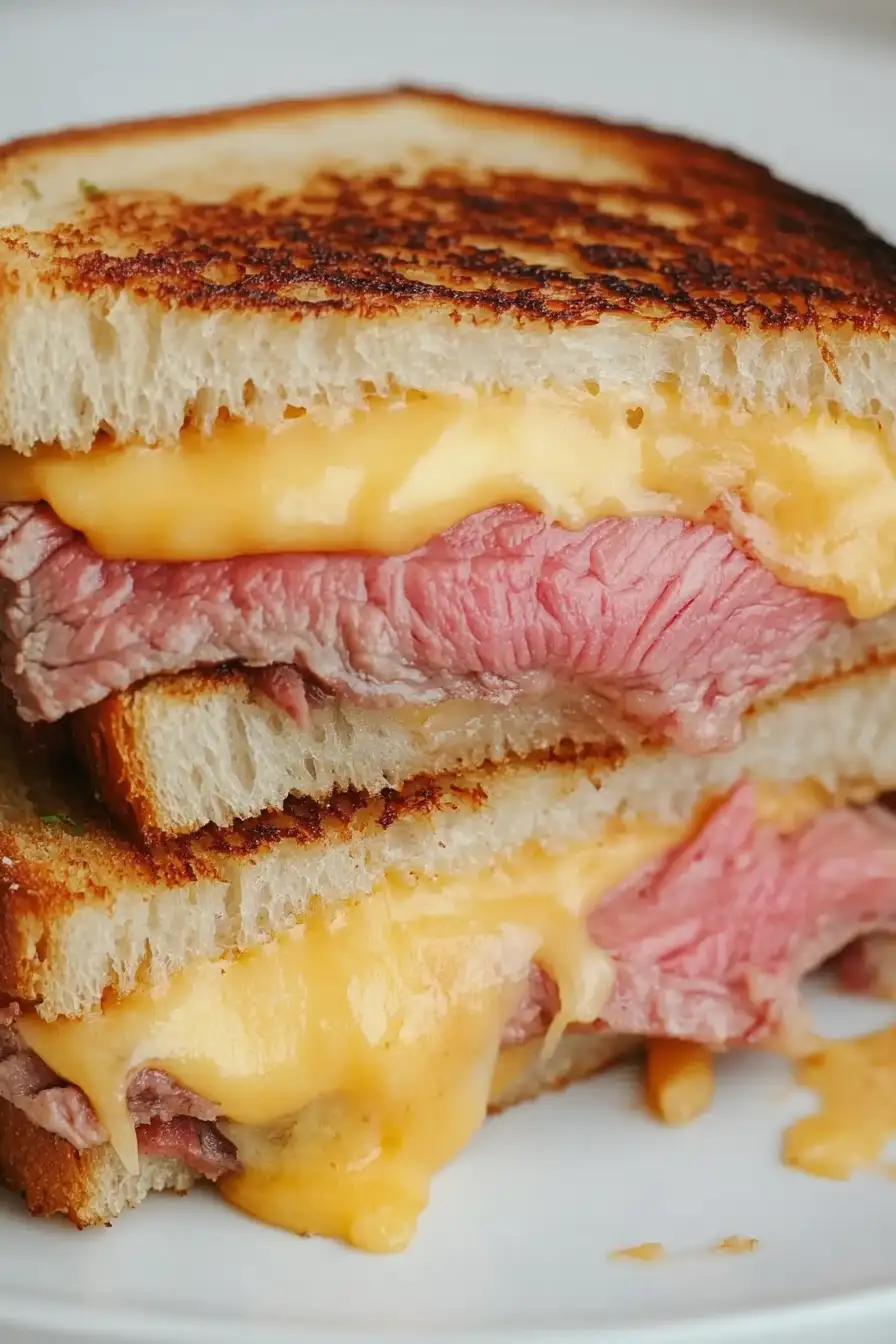 Ultimate Prime Rib Grilled Cheese