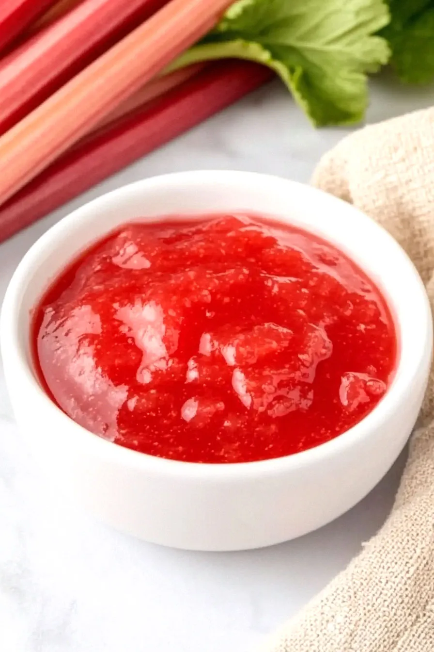 Healthy Rhubarb Jam Without Pectin