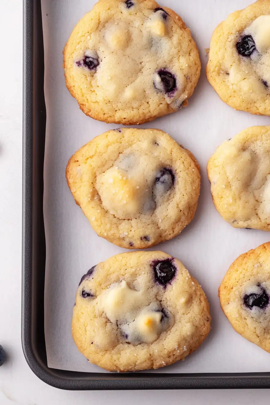 Soft and Chewy Blueberry Cookies