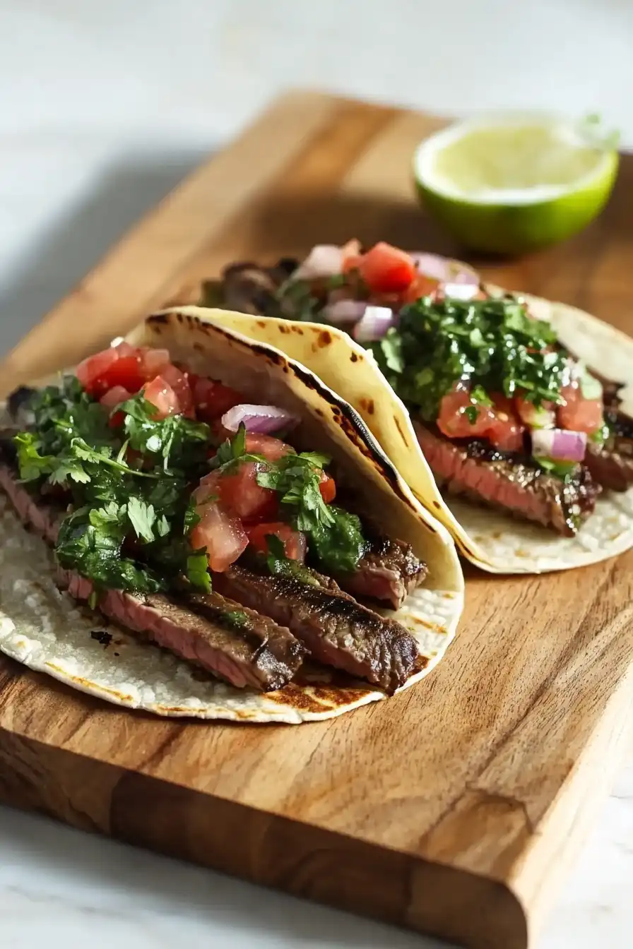 Quick Grilled Steak Tacos Recipe