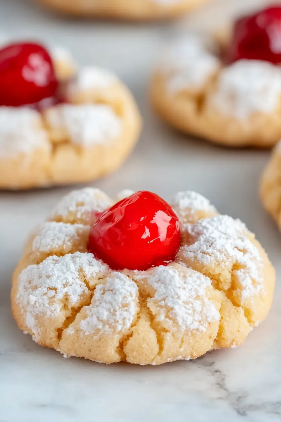 Delicious Italian Cherry Almond Cookies