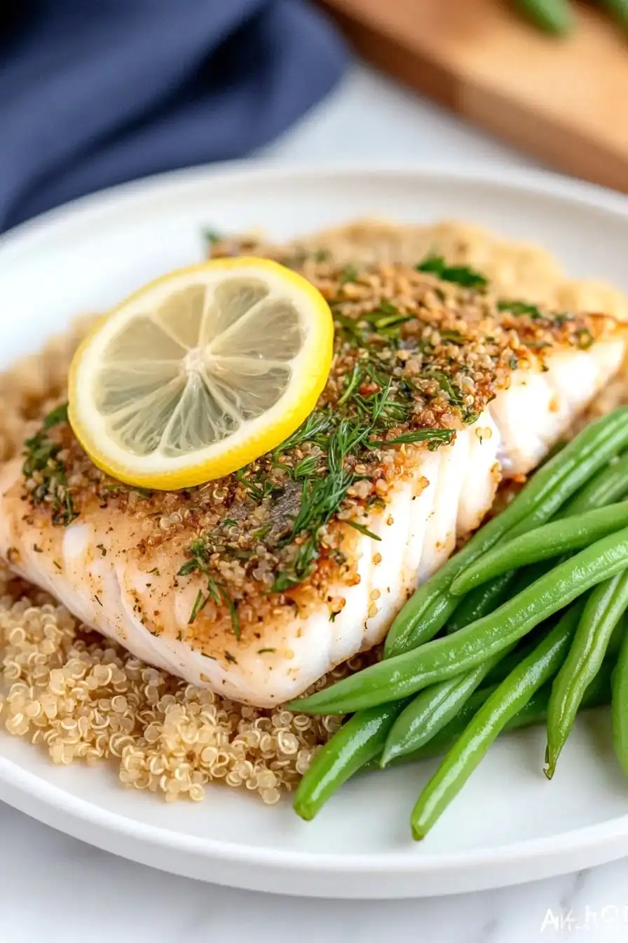Best Baked Halibut with Lemon and Dill