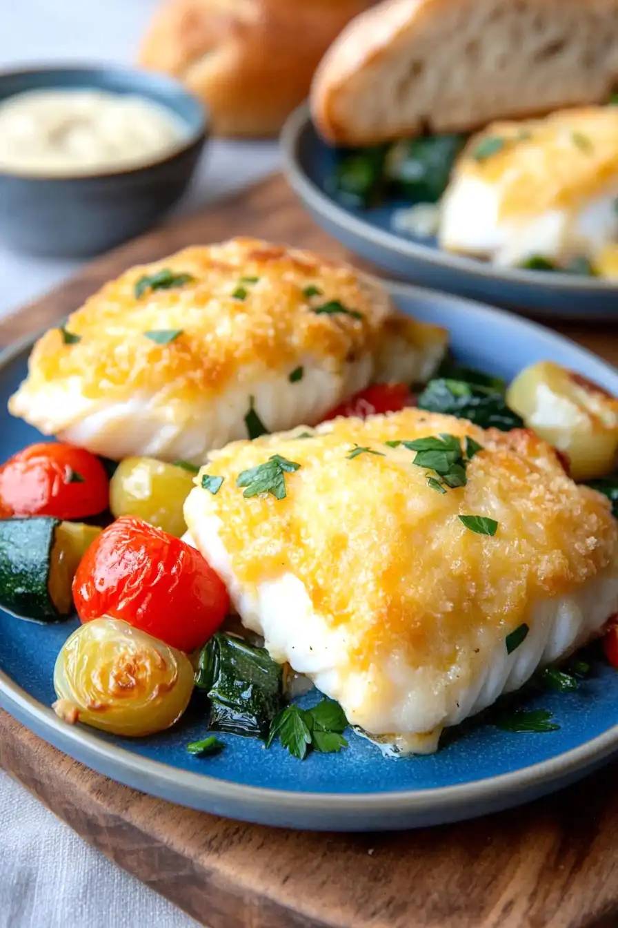 Flavorful Baked Halibut Supreme