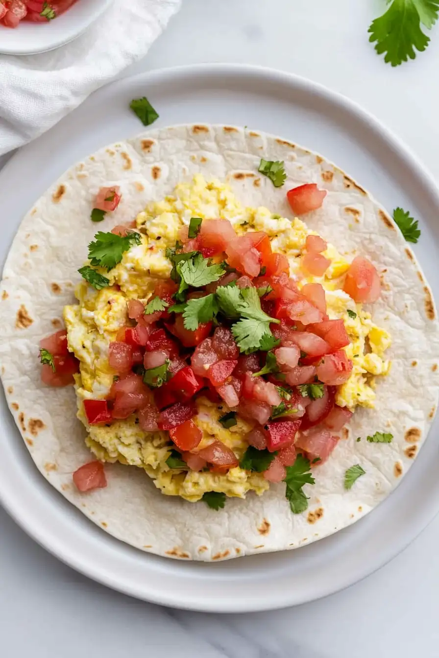 Spicy Pico de Gallo and Eggs