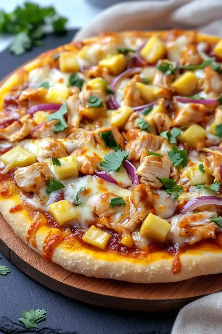 Easy BBQ Chicken Pizza Recipe