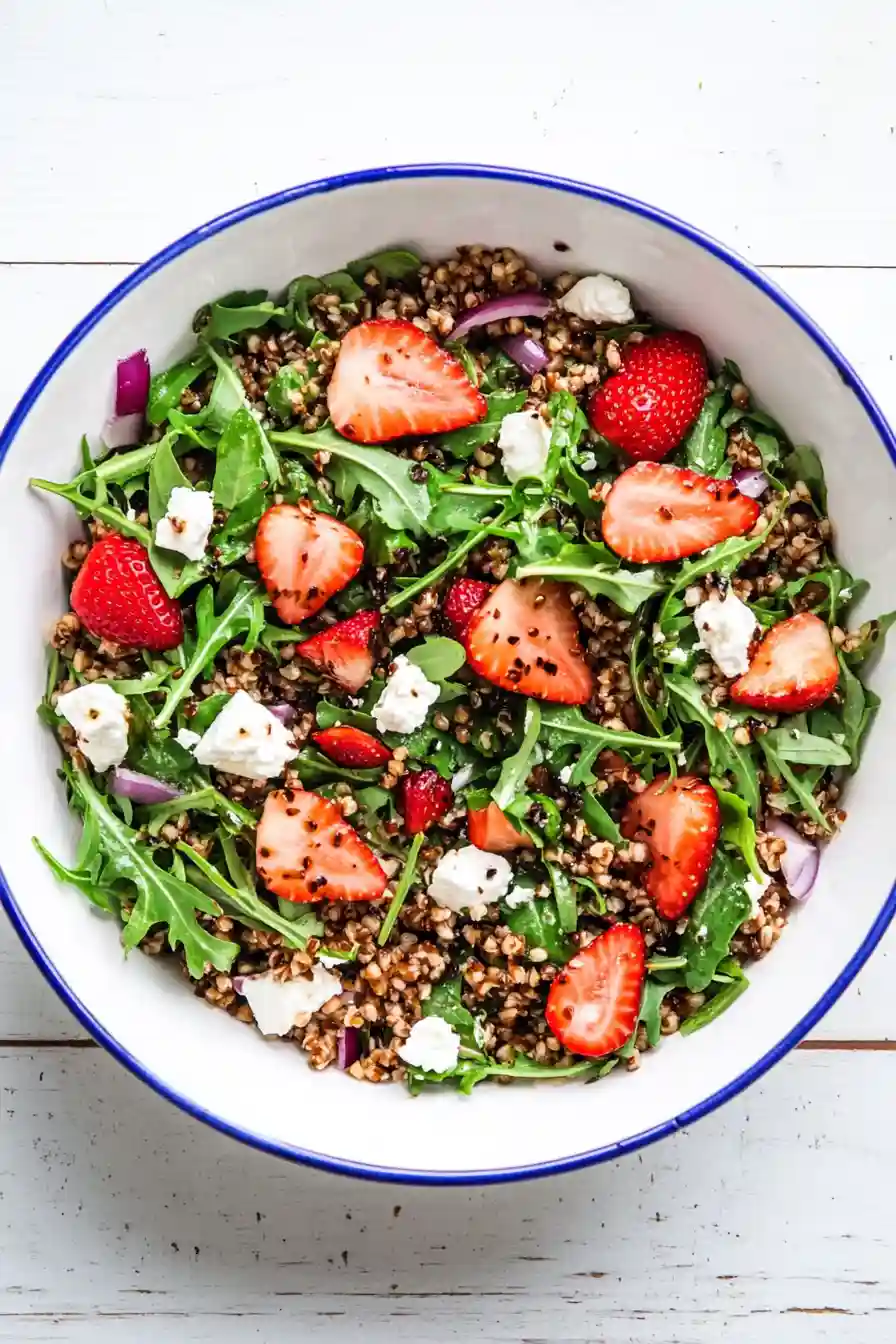 Healthy Strawberry and Rocket Salad