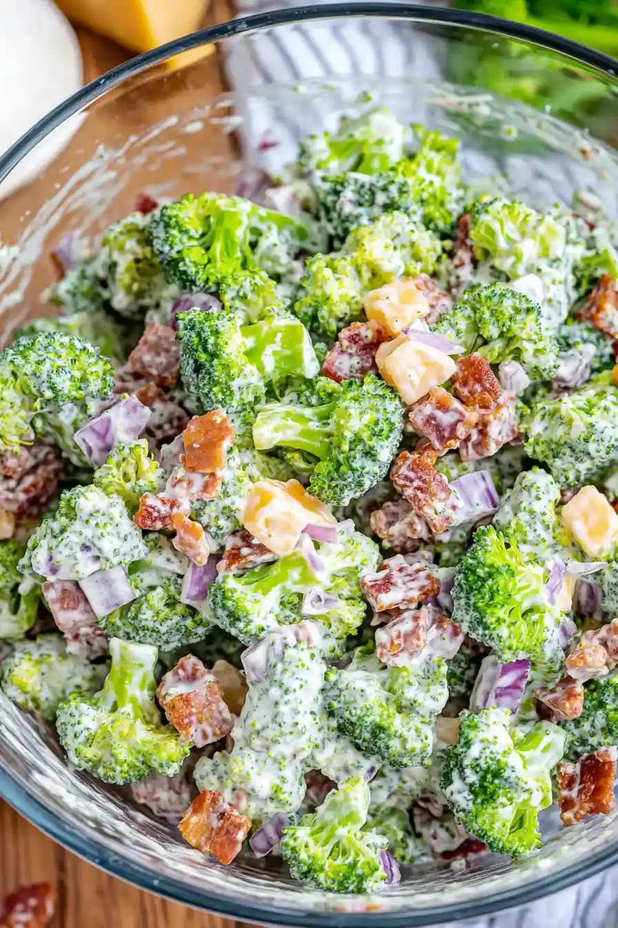 Quick Broccoli Ranch Salad