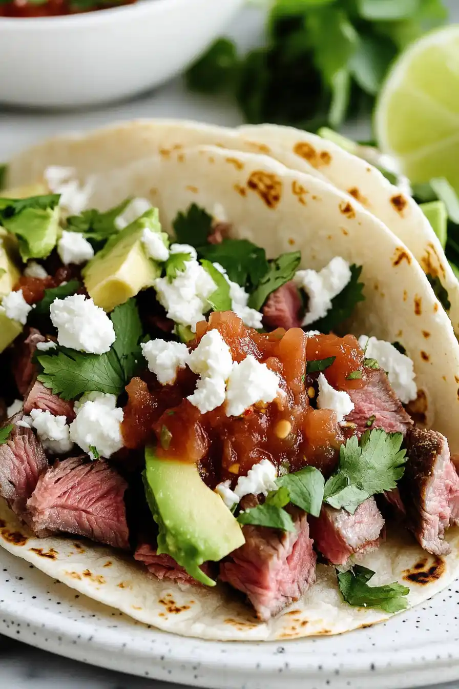 Crispy Prime Rib Tacos