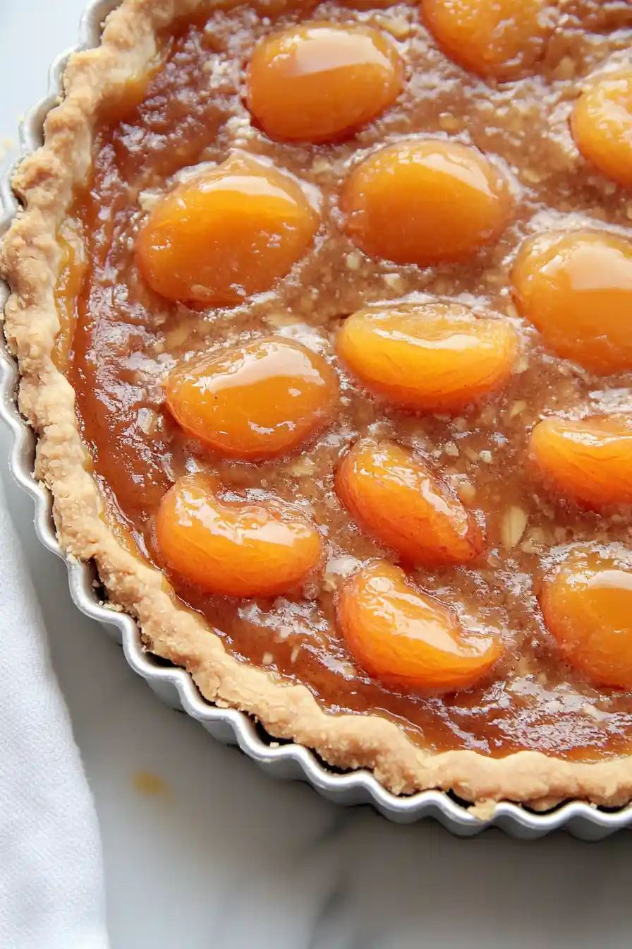 Quick Apricot Almond Tart