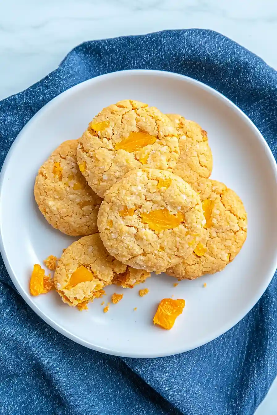 Soft Eggless Mango Cookies