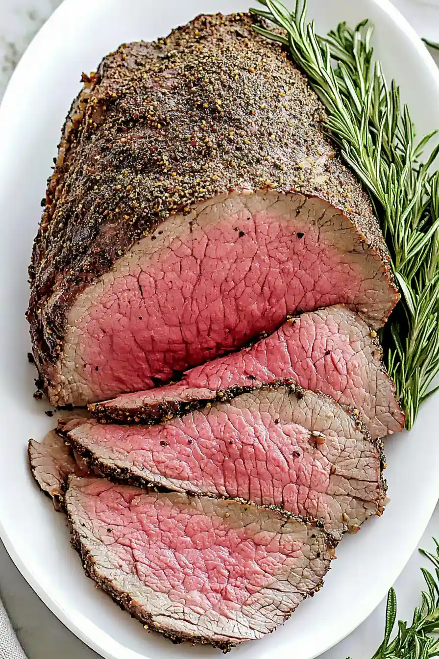 Perfectly Cooked Eye of Round Roast Beef