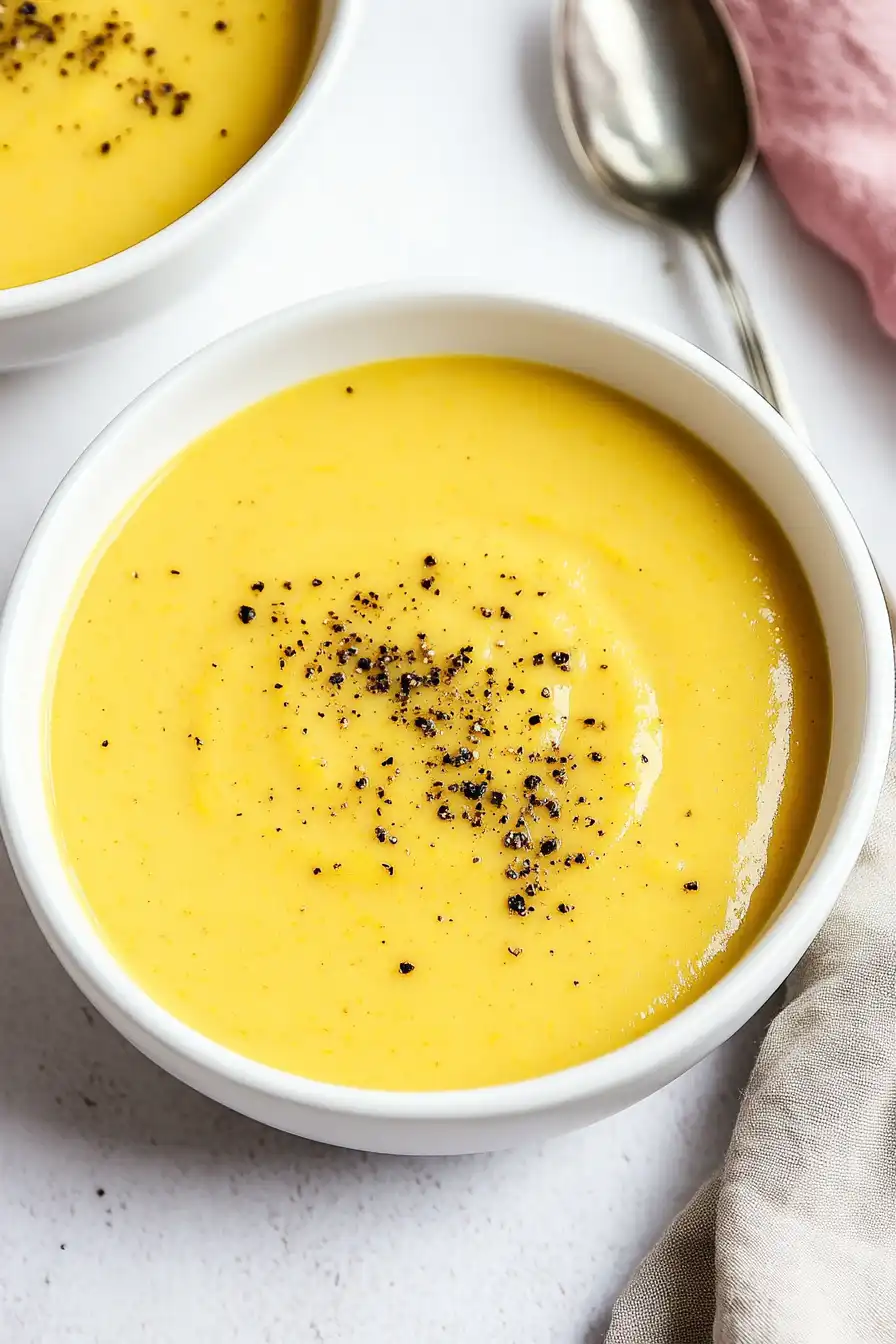 Savory Vegan Yellow Squash Soup