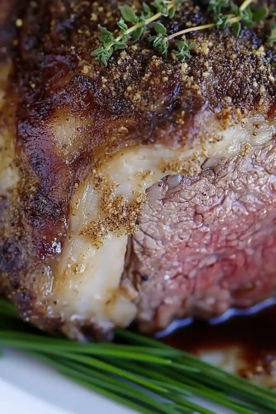 Quick Prime Rib with Horseradish Crust