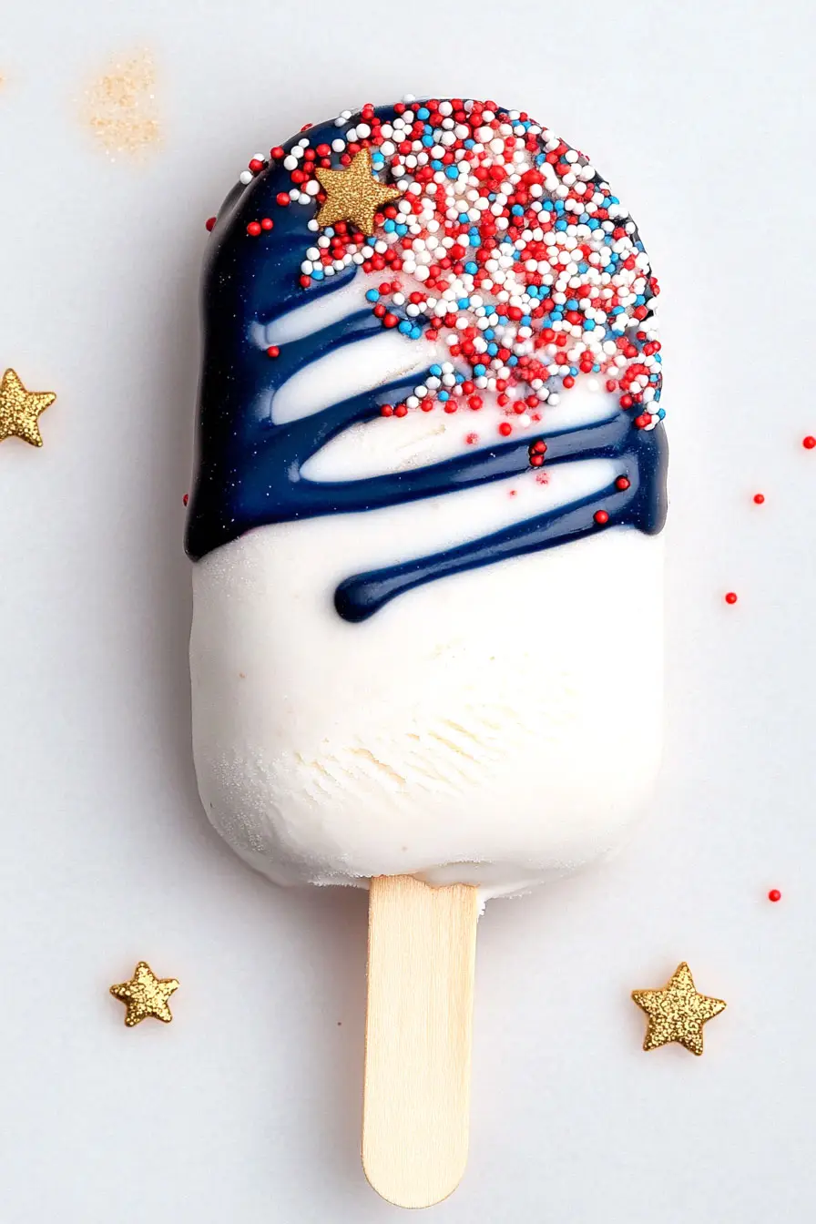 Colorful July 4th Ice Cream Bar Decorations