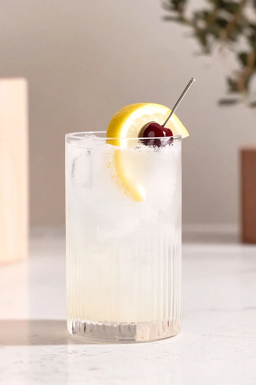 Refreshing Tom Collins Cocktail