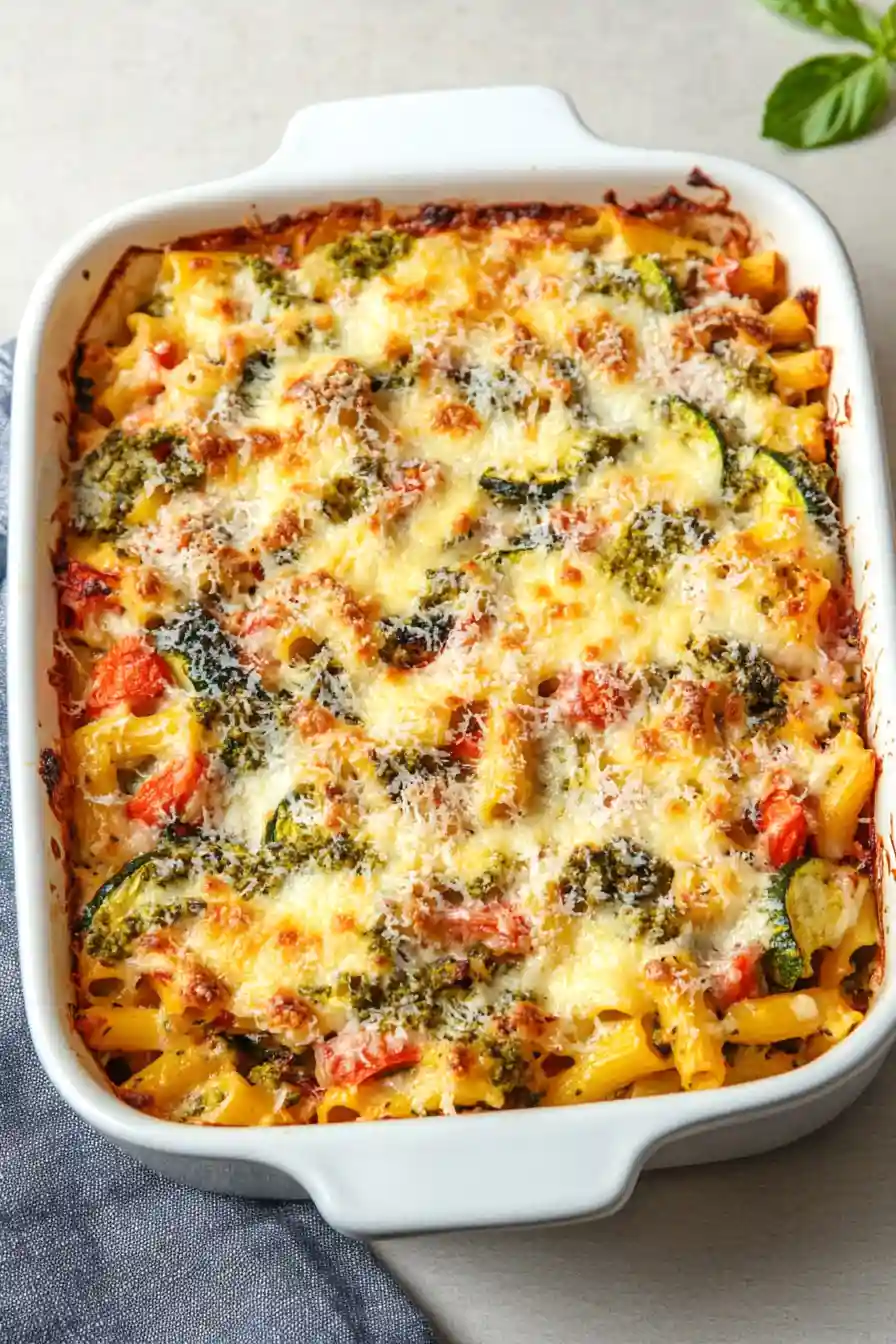 Tasty Mediterranean Vegetable Pasta Bake