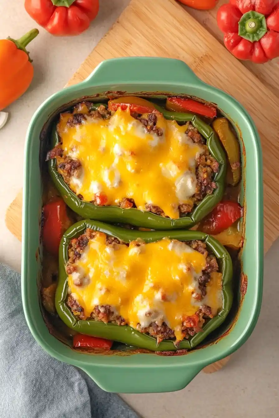 Single Serving Stuffed Bell Peppers