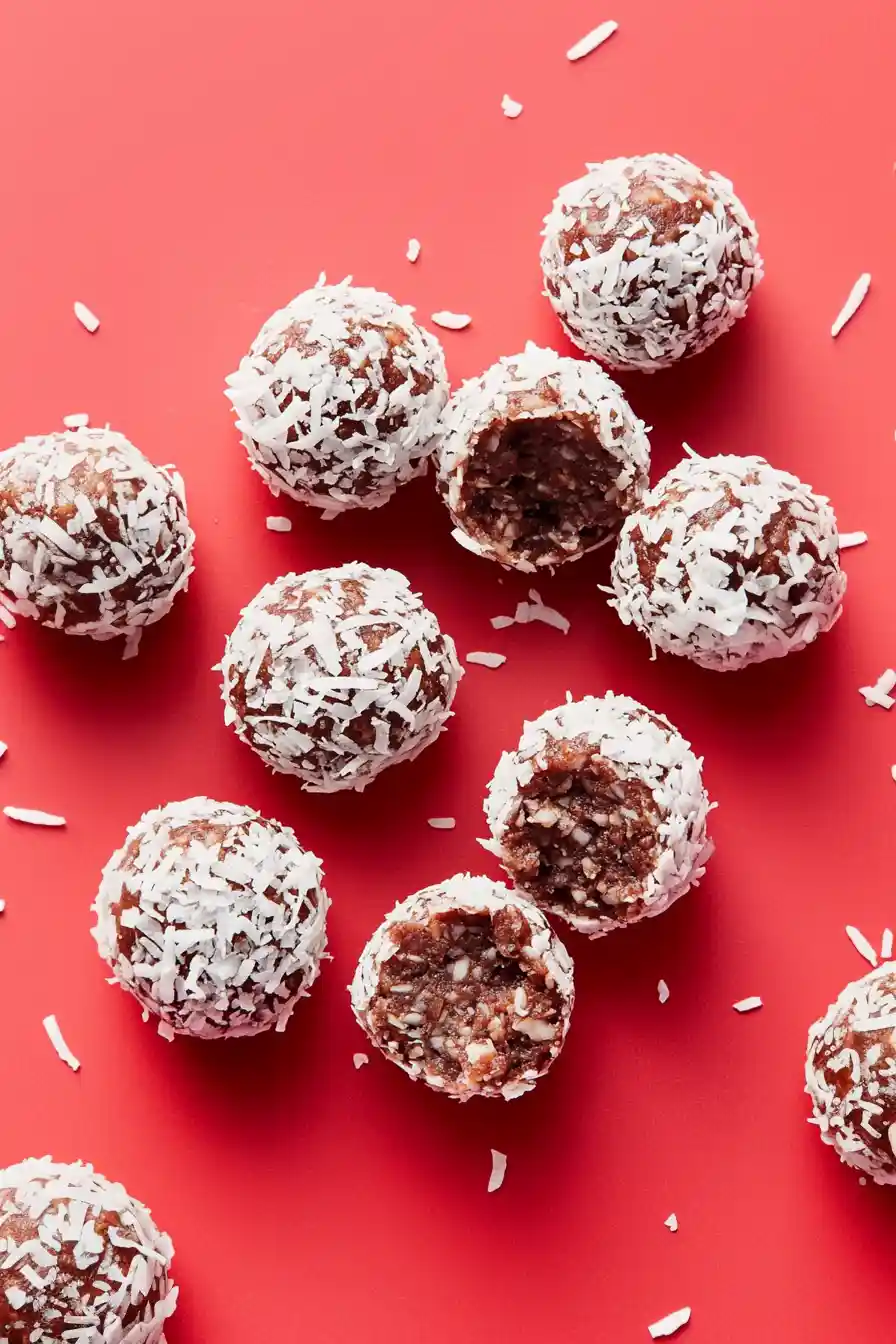 Moist Christmas Protein Balls