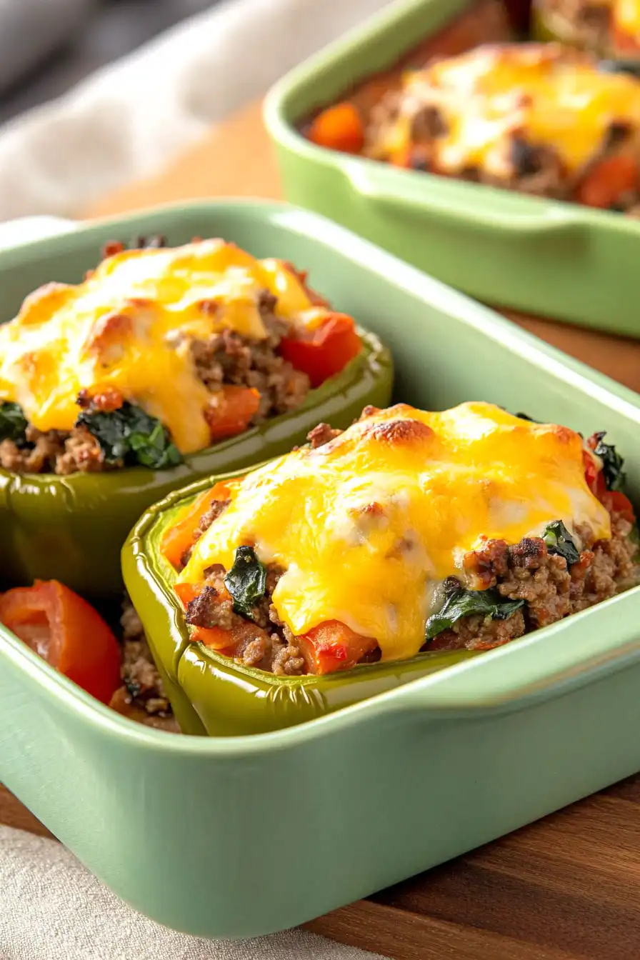 Single Serving Stuffed Bell Peppers