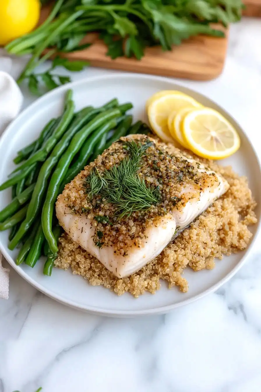 Best Baked Halibut with Lemon and Dill