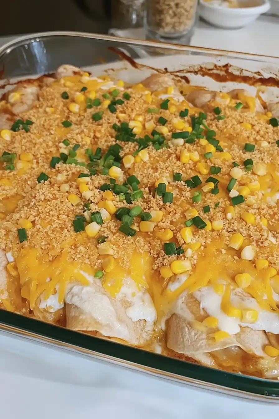 Easy Street Corn Enchiladas Recipe