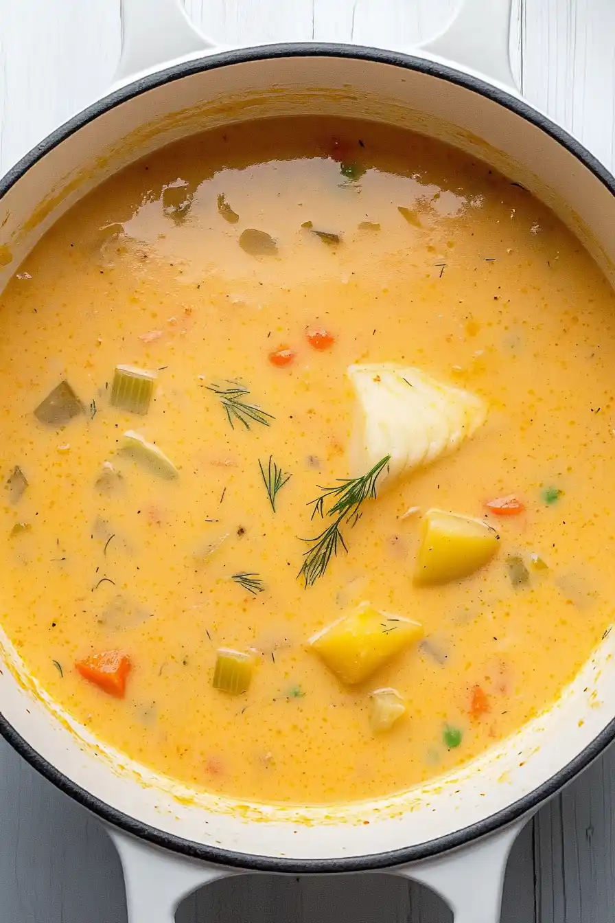 Creamy Halibut Chowder
