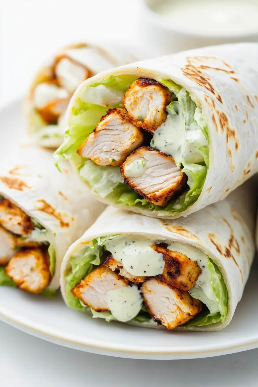 Tasty Grilled Chicken Wraps
