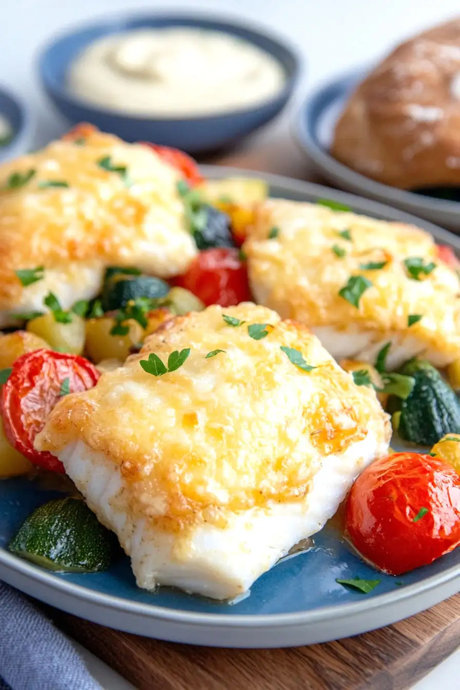 Flavorful Baked Halibut Supreme