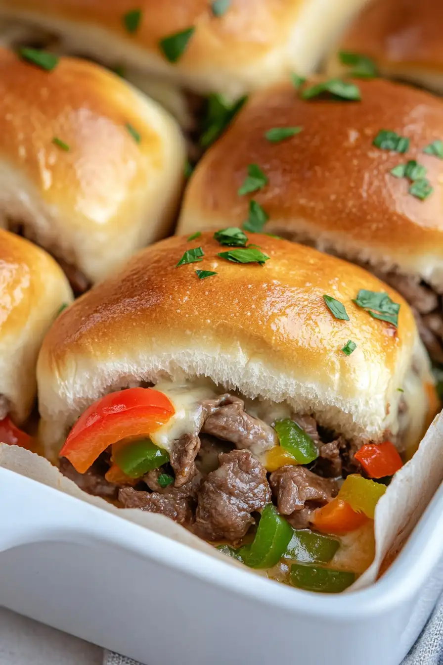 Best Philly Cheesesteak Sliders