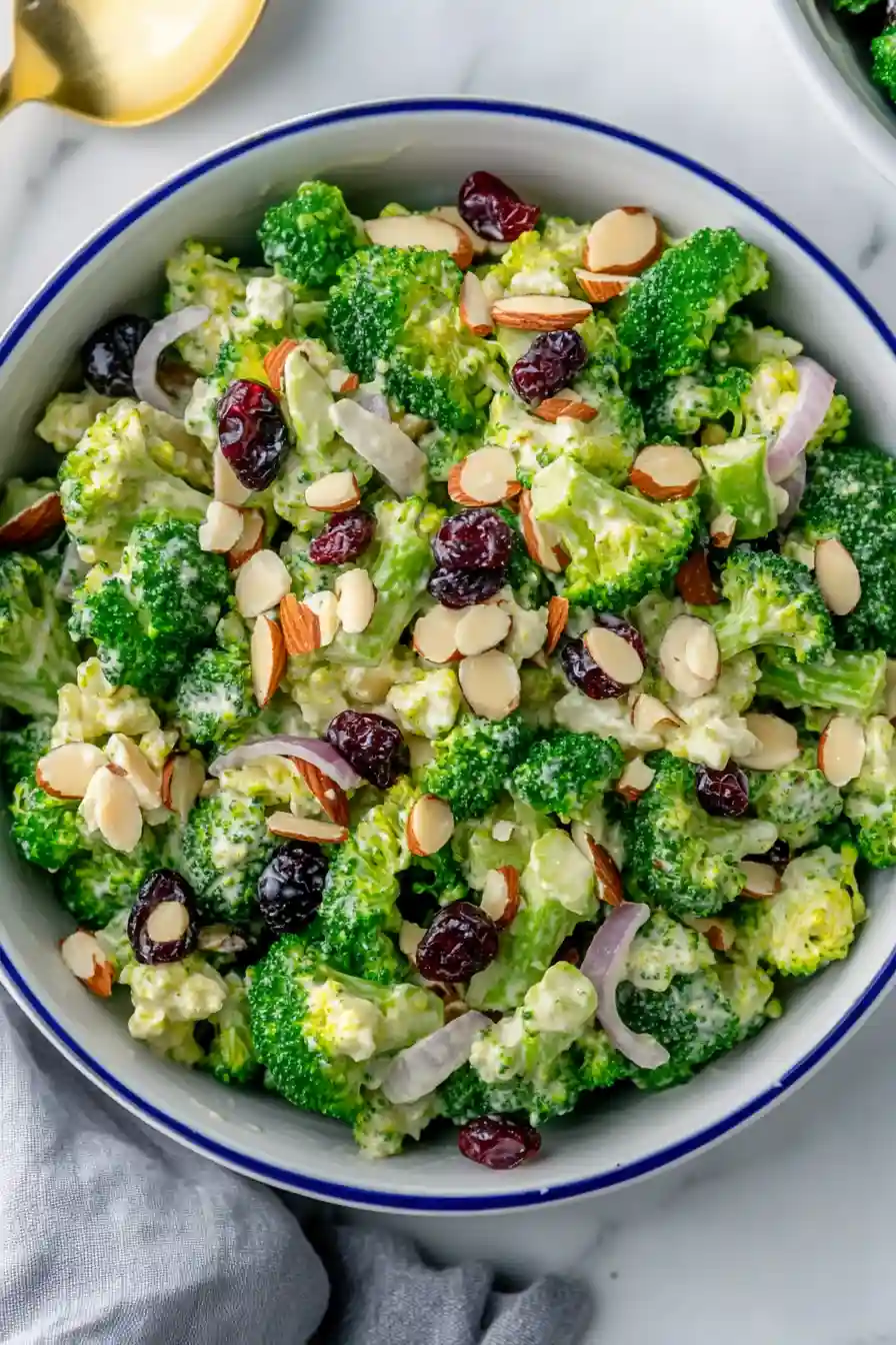 Simple Broccoli Almond Salad
