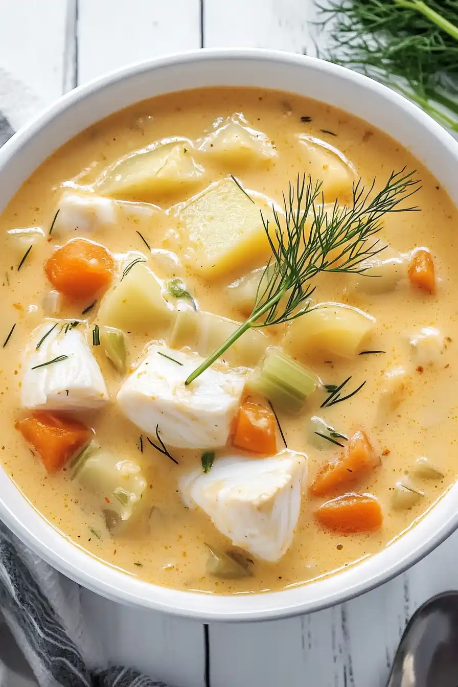 Creamy Halibut Chowder