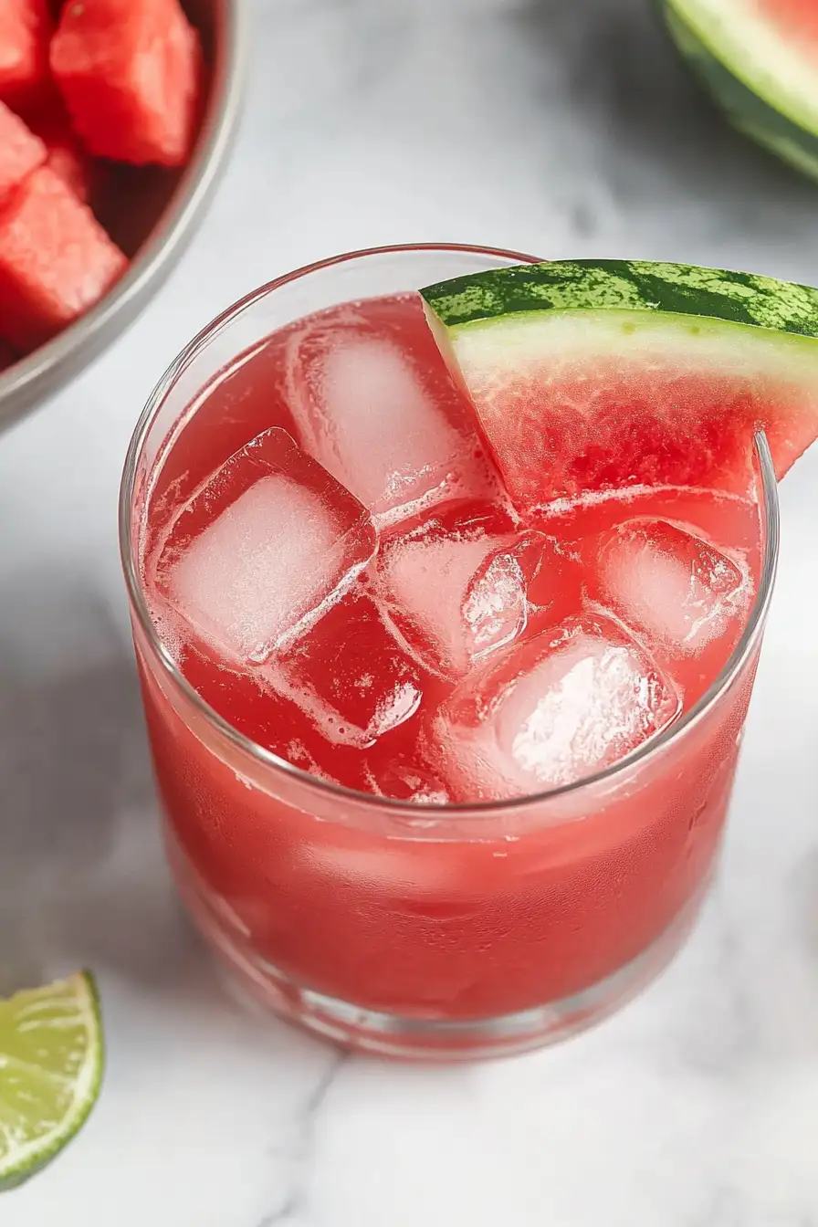 Tasty Watermelon Vodka Cocktail