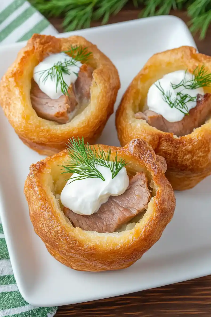Quick Roast Beef Yorkies