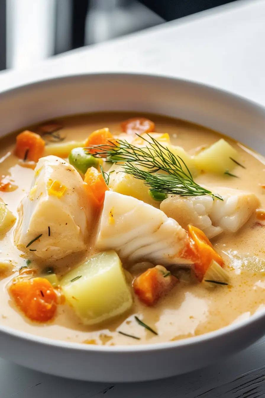 Creamy Halibut Chowder