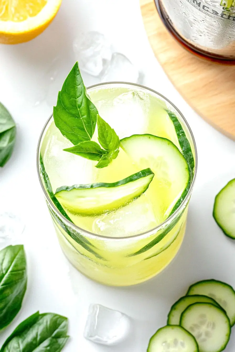 Easy Basil Tom Collins Recipe