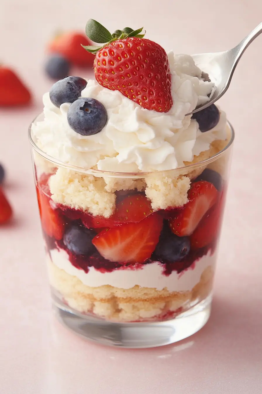 Easy Berry Trifle Cups Recipe