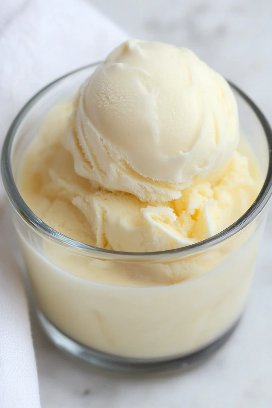 Quick Ninja Creami Vanilla Pudding Ice Cream