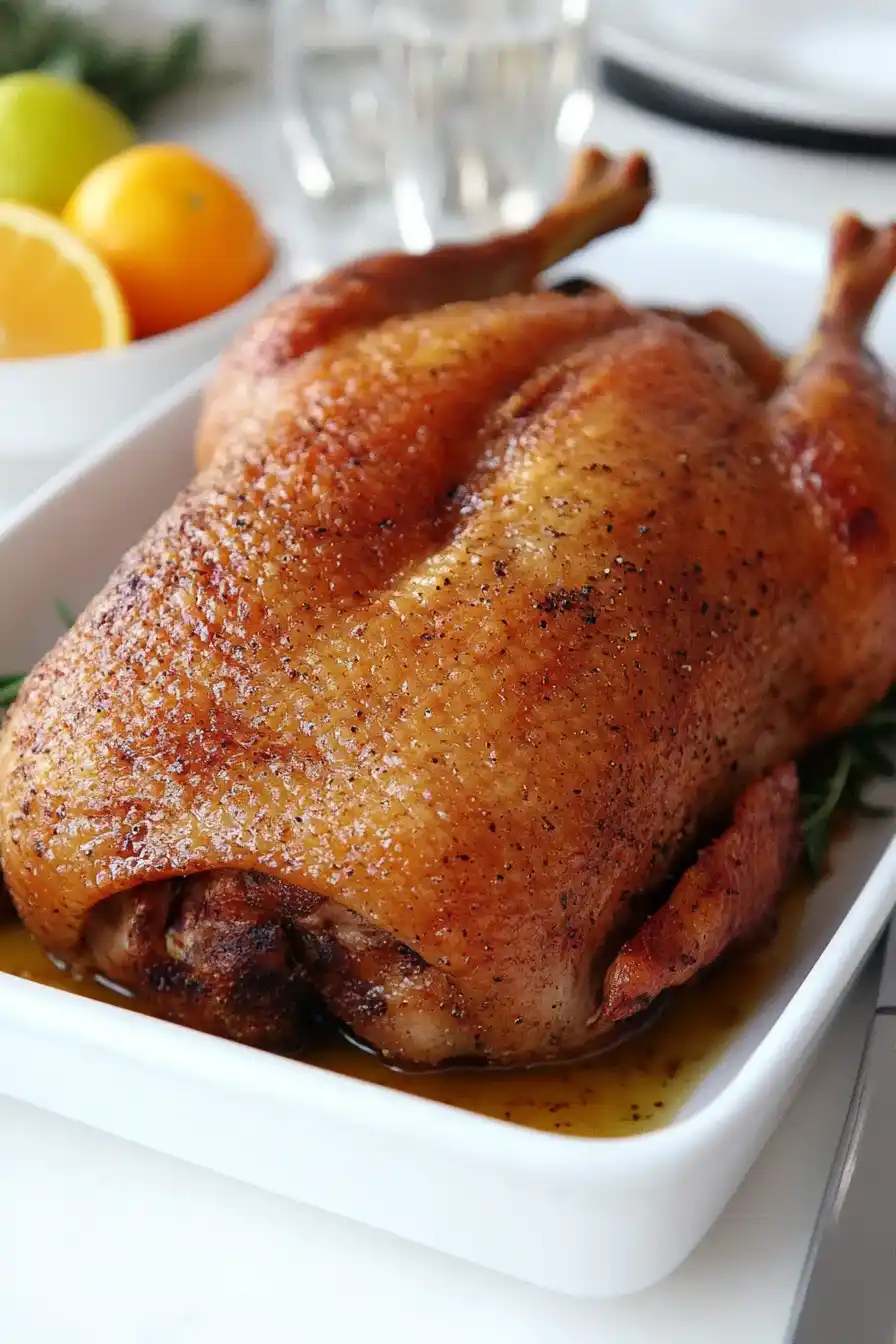 Easy German Roasted Duck