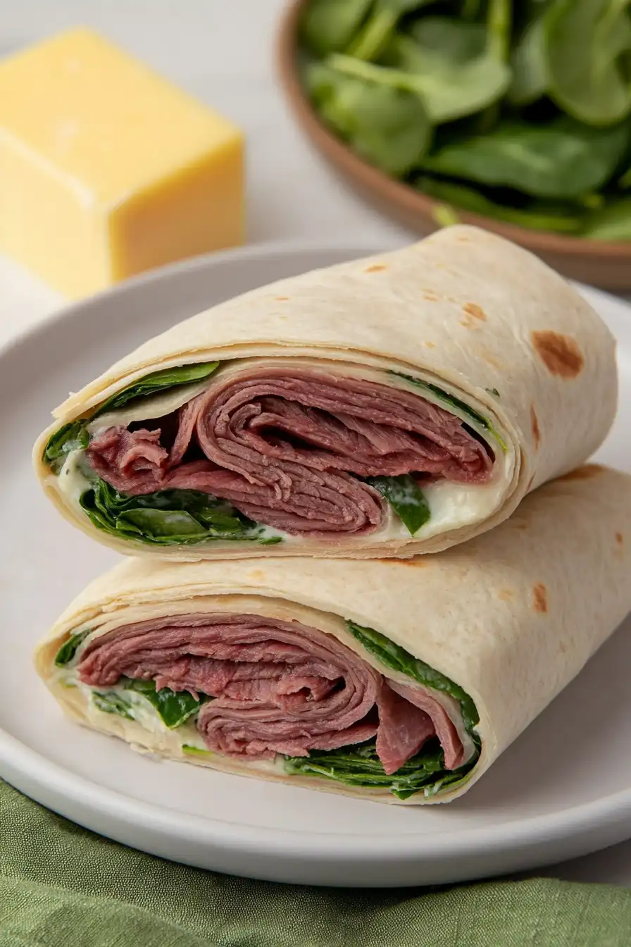 Juicy Roast Beef Wrap