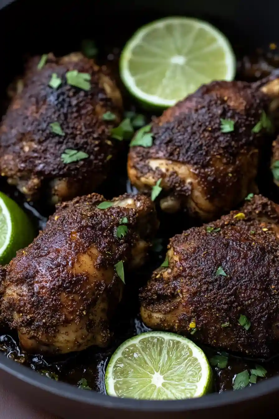 Quick Oven Baked Jerk Chicken