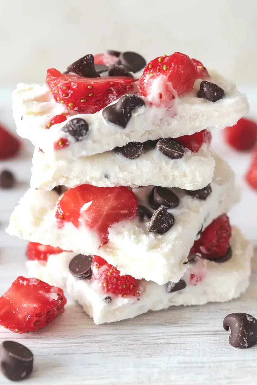 Healthy Frozen Yogurt Bark for Kids