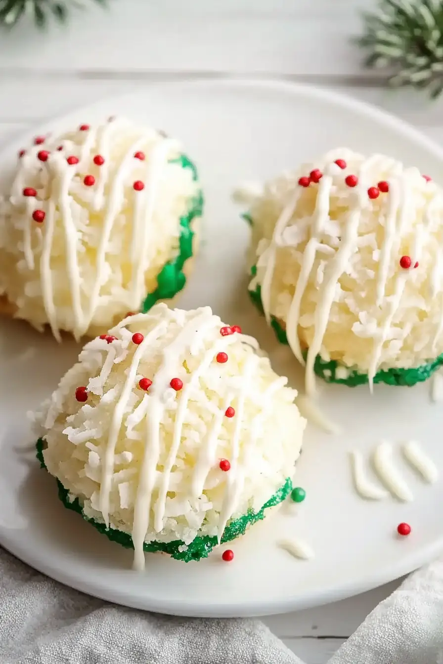 Delicious Christmas Coconut Macaroons