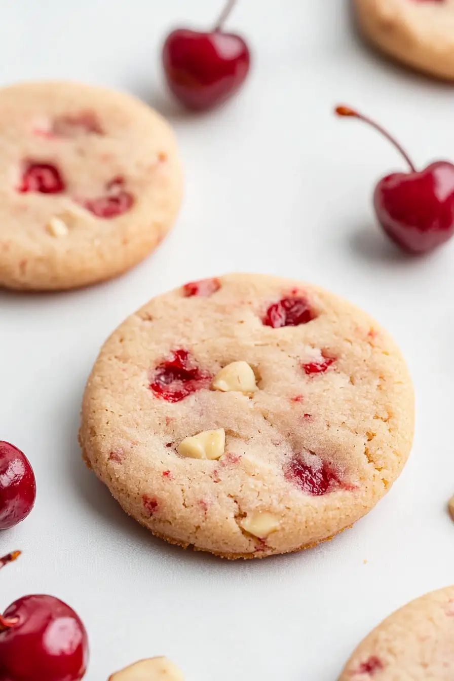 Soft Cherry Almond Icebox Cookies
