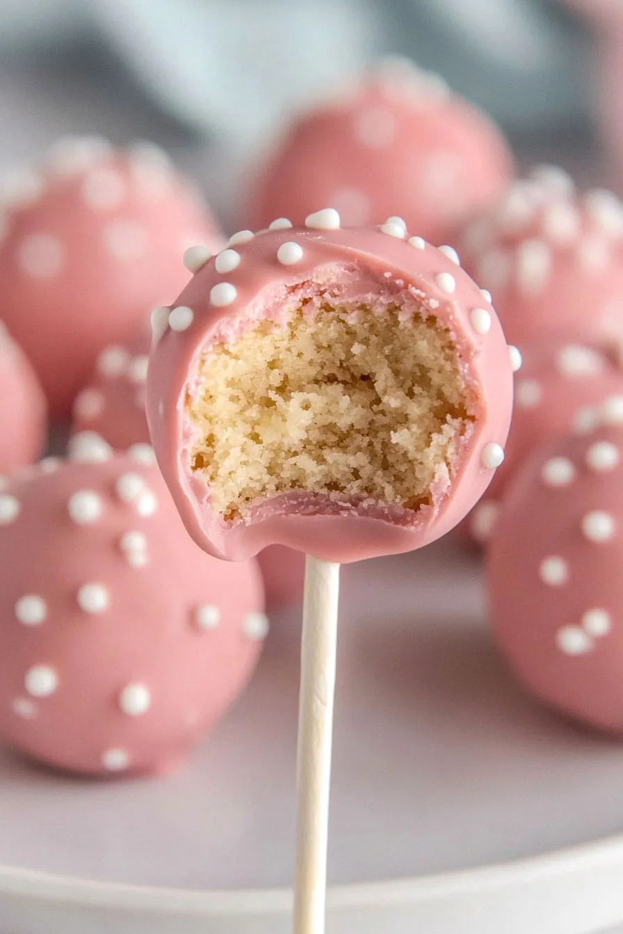 Quick Birthday Cake Popsicles