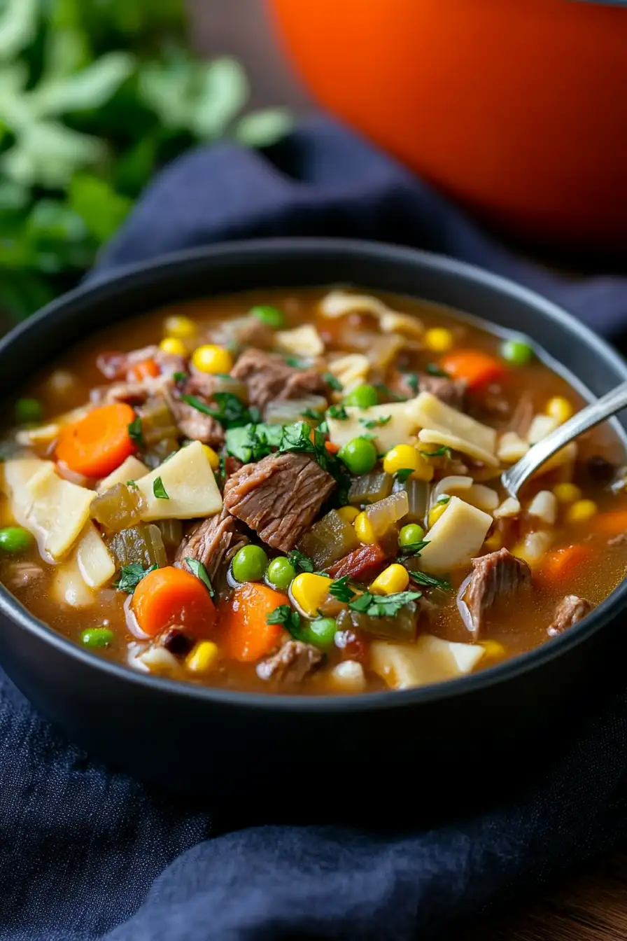 Quick Prime Rib Bone Soup