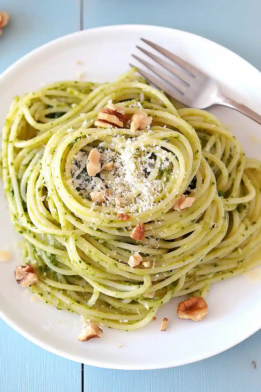 Easy 30-Minute Pesto Spaghetti