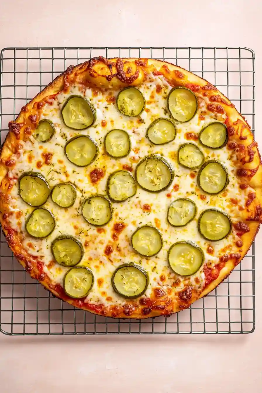 Crispy Dill Pickle Pizza Recipe