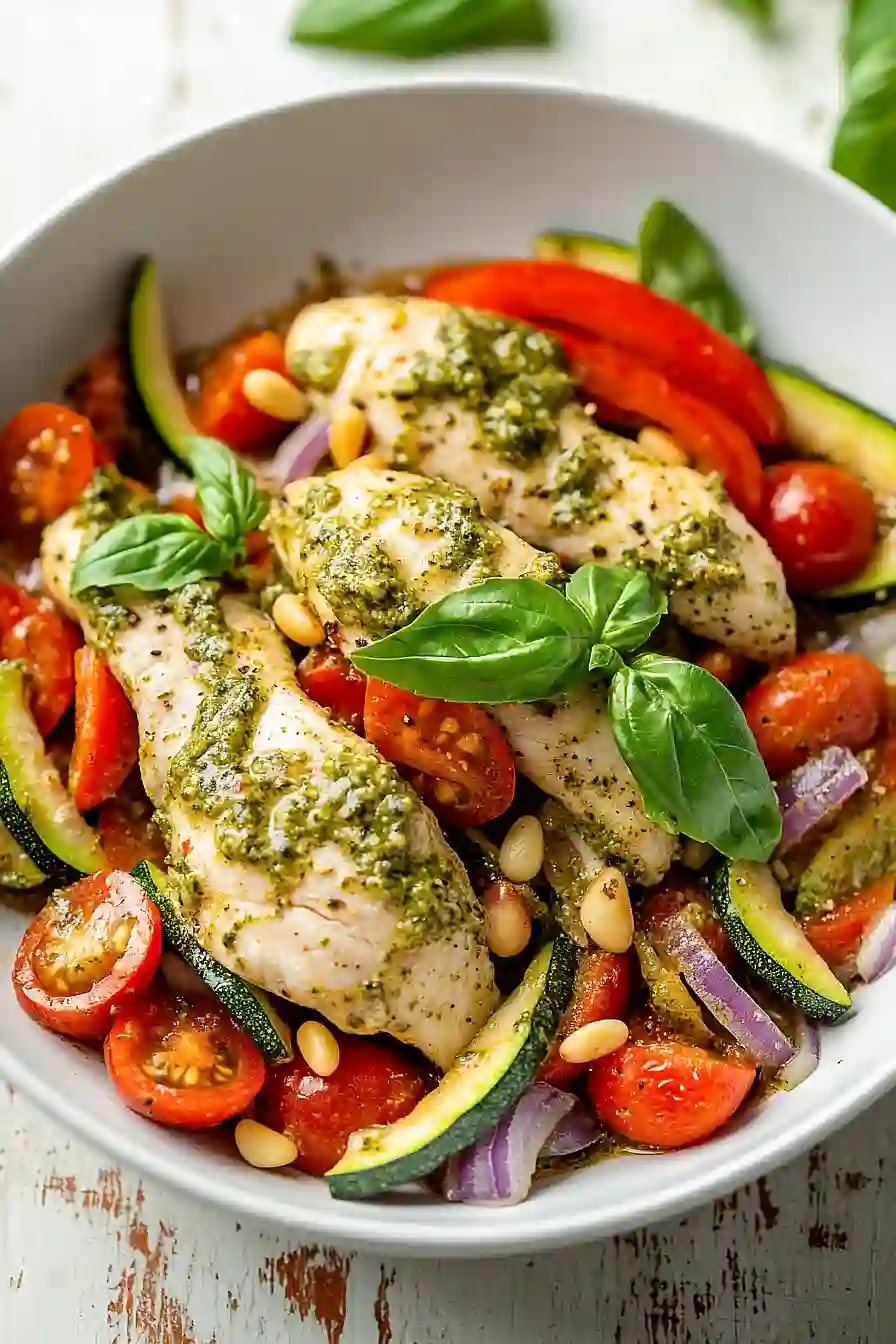 Juicy Basil Pesto Chicken