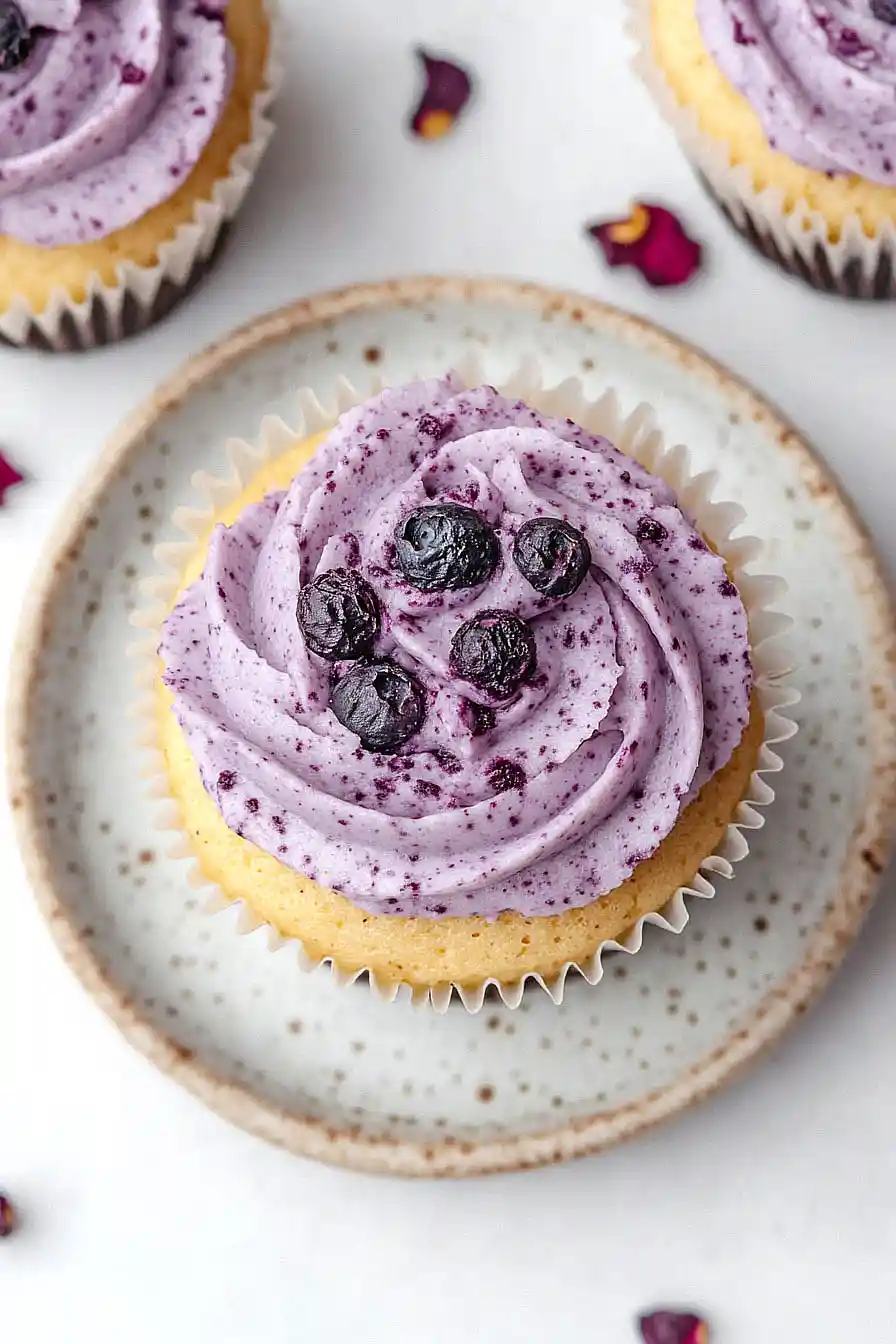 Fluffy Blueberry Frosting