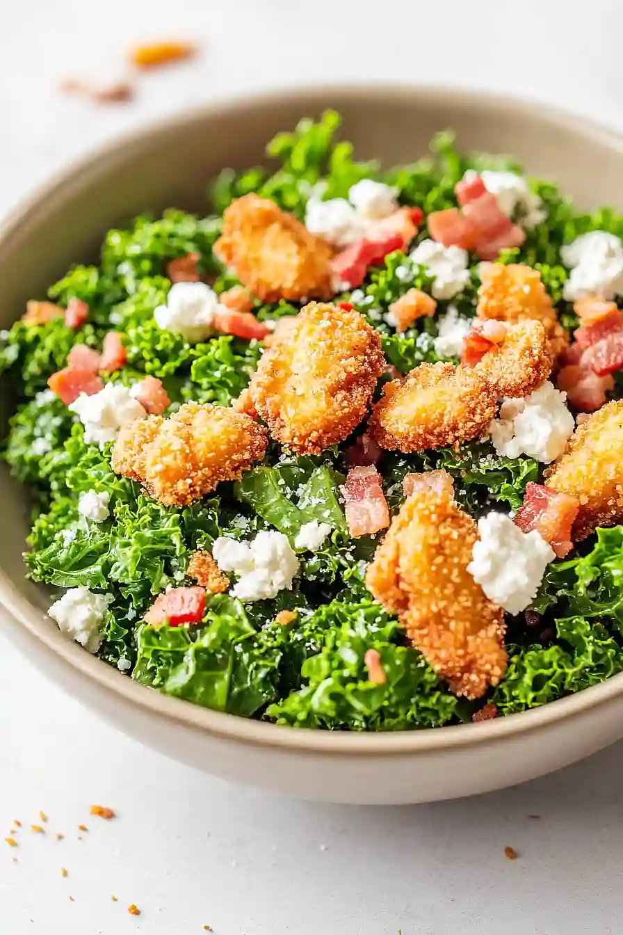Southern-Style Fried Green Tomato BLT Salad